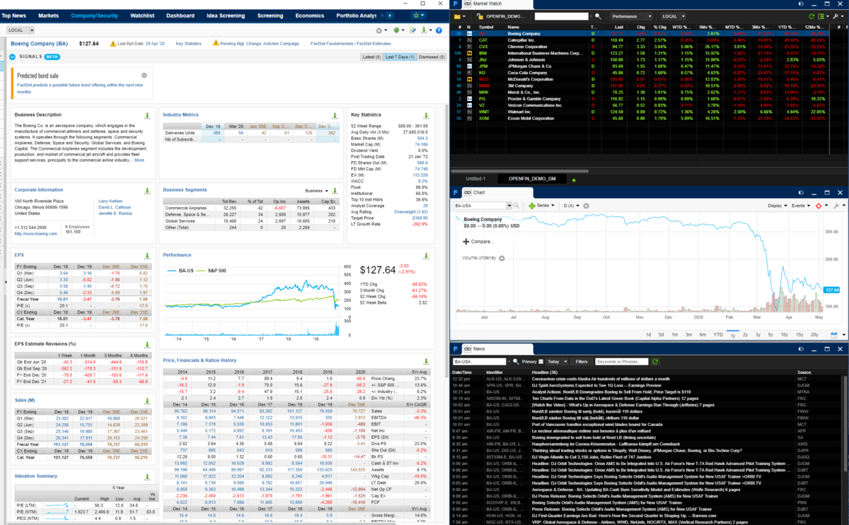FactSet Embraces Web Technologies for Workstation - WatersTechnology.com