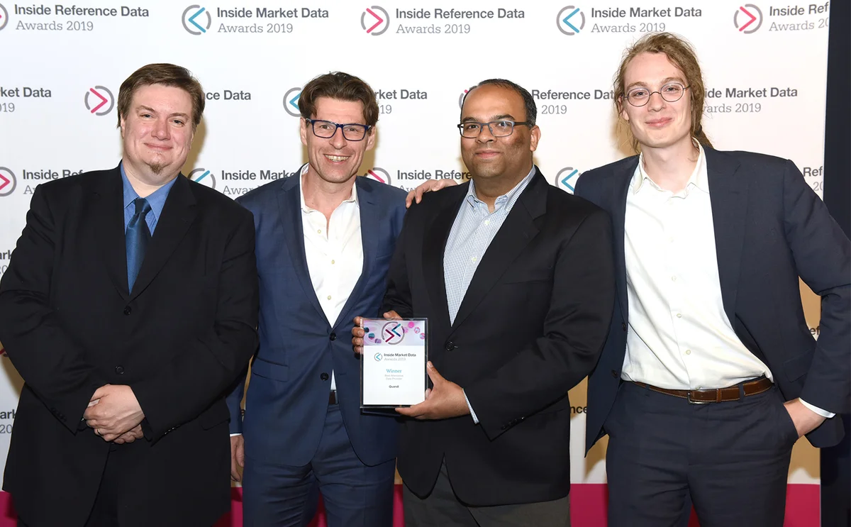 Best Alternative Data Provider: Quandl - WatersTechnology.com