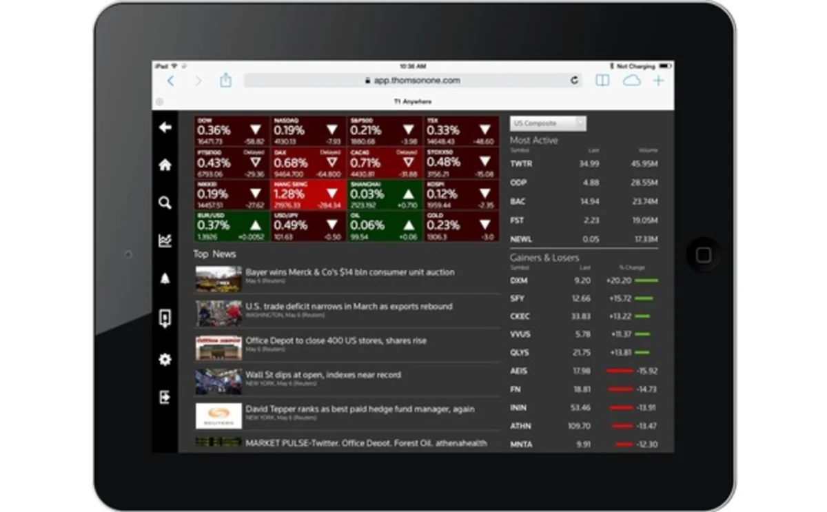 Thomson Reuters' Thomson One Goes ‘Anywhere' - WatersTechnology.com