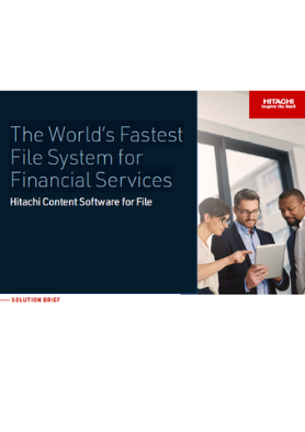 The World’s Fastest File System for Financial Services ...